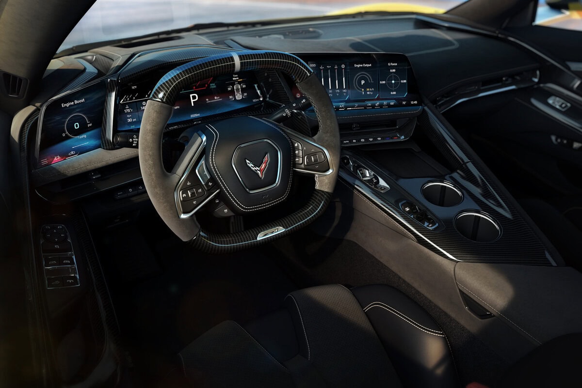 The 2026 Corvette Interior Is a Digital Renaissance with a Steering ...